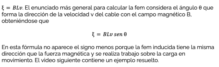 Clase digital 13. Inducción electromagnética. Ley de Faraday y fem ...