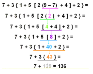 Clase digital 7. Jerarquía de operaciones y signos de agrupación ...
